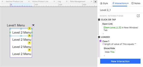Axure Tutorial Dynamic Menu Using Repeater Axureboutique