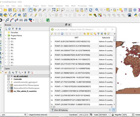 Qgis Finding Coordinates Of Centroids Geographic Information Systems Stack Exchange