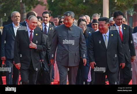 General Secretary Of The Chinese Communist Party Xi Jinping Welcomed