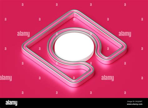 3d Illustration Of A Pink Node Fantastic Shape Simple Geometric