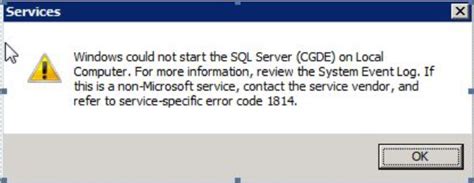 Windows Could Not Start The Sql Server
