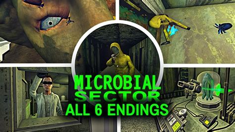 Microbial Sector All 6 Endings And Full Walkthrough Showcase Youtube