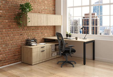 Modern L Shape Desk Suite 1055