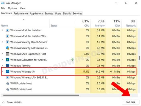 widgets not working in windows 11 how to fix droidwin