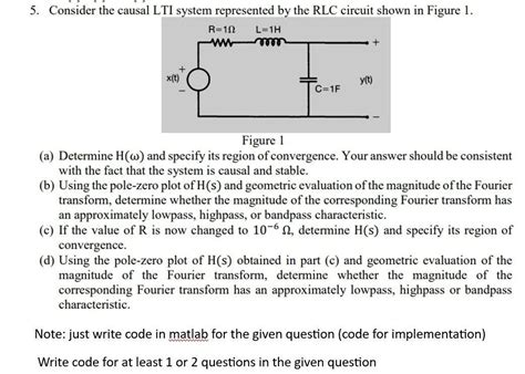 Solved Only Matlab Code Is Needed Figure 1 A Determi