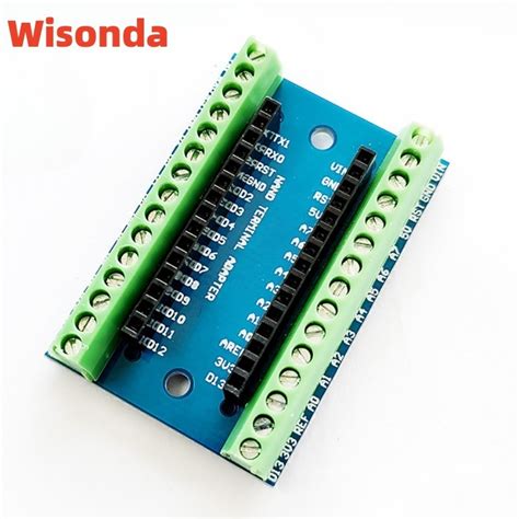 New Io Shield V1 O Expansion Board Terminal Controller Adapter For Arduino Nano Simple