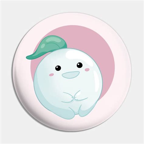Kawaii Yokai Kodama Kodama Pin Teepublic