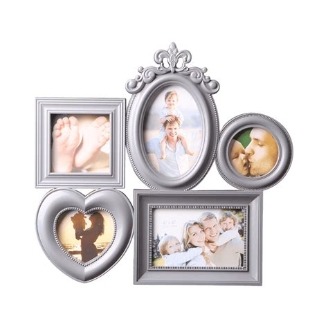 Custom Sale Collage Frame 5 Opening Grey Factory Company Yiwu Bintai