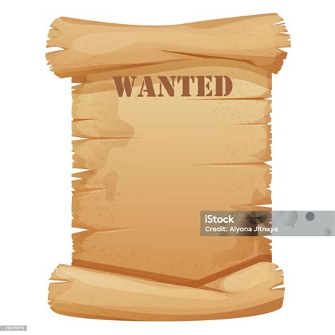 양피지 종이 배너 포스터 템플릿 와일드 웨스트 보상 전단지 흰색 배경에 고립 된 것을 원했습니다 오래된 프레임 소박한 서부 상