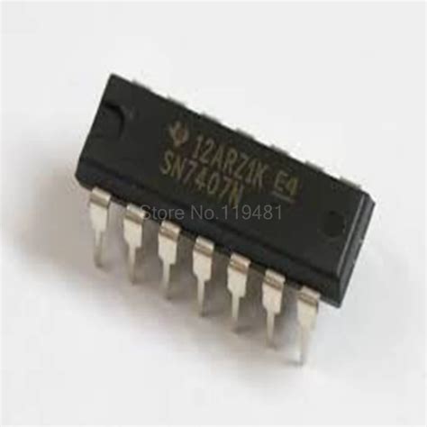 Sn7407n Buffer Non Inverting 6 Element 1 Bit Per Element Open