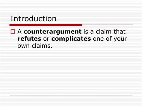 Ppt Formulating And Addressing Counterarguments Powerpoint