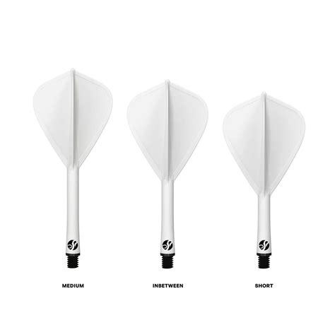 Shot Flight Deck One Piece Dart Flight And Shaft System Kite White
