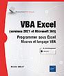 Livre Vba Excel Versions Et Office Programmer Sous Excel