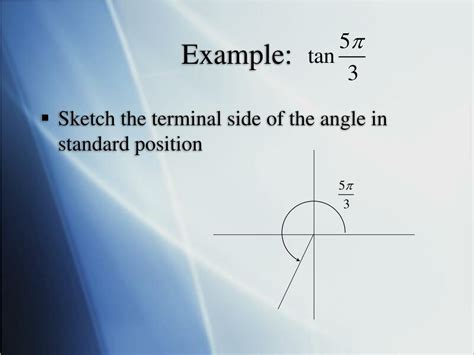 ppt evaluating trig functions of any angle tutorial powerpoint