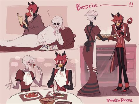 Alastor And Rosie Hazbin Hotel Drawn By En Shichi Danbooru