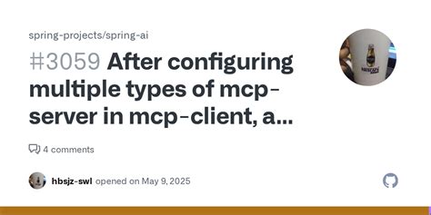 After Configuring Multiple Types Of Mcp Server In Mcp Client An Error Is Reported Failed To
