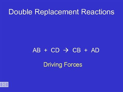 Double Replacement Reactions Ppt For 9th 12th Grade Lesson Planet