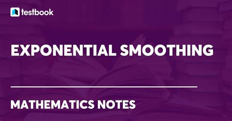exponential smoothing learn formula method and solved examples