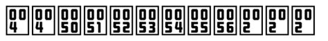 Caribe Digits Font Monospaced Modern What Font Is