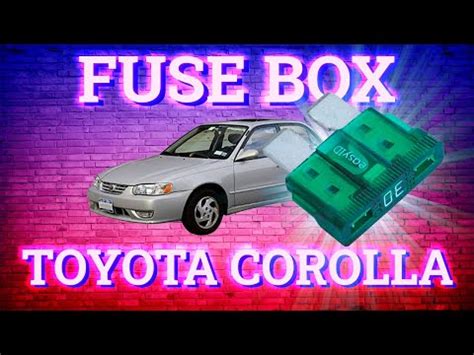 ¿dónde Se Encuentran Los Fusibles Del Toyota Corolla Con Vídeo