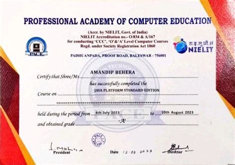 Amandip Behera On Linkedin Java Coding Programming Javacertification