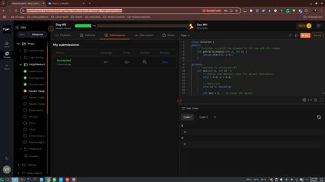 Pascals Triangle Solved Using The Tuf Sheet Problem Link