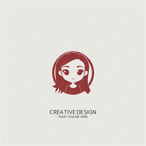 Premium Vector Girl Logo Vector