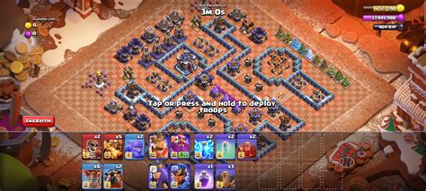 2 Rows Deployment Bar In Android Rclashofclans