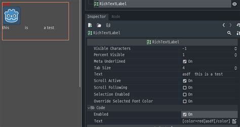 Some BBCode Tags Not Working In RichTextLabel Issue 15872