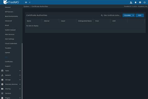 6 System — Freenas®112 U5 User Guide Table Of Contents