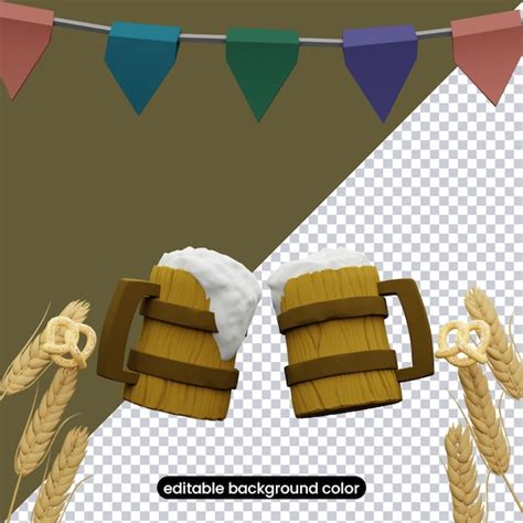 옥토버 페스트 맥주 축제 소셜 미디어 게시물 또는 전단지 프로모션 템플릿 프리미엄 Psd 파일