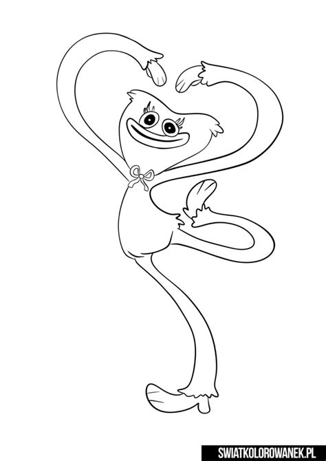 Kolorowanka Poppy Playtime Darmowe Kolorowanki Do Druku