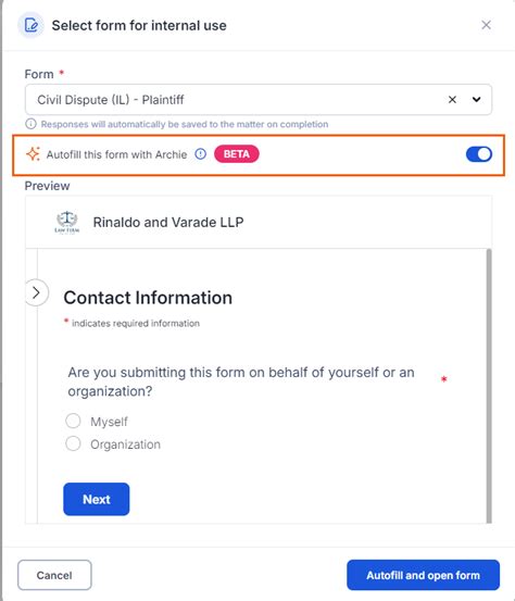 Send An Intake Form To Your Client With Pre Populated Data Smokeball
