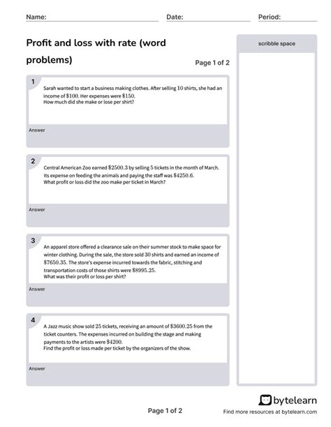 Profit And Loss Formulas Solved Problems With Explanations Pdf Matterhere