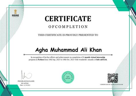 Agha Muhammad Ali Khan On Linkedin Python Infoaidtech Iat