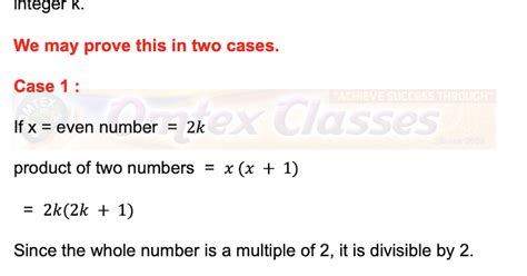 omtex classes prove that the product of two consecutive positive