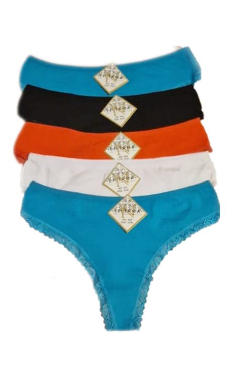 Chiloti Dama Set 5 Bucati Diferite Culori 3xl Emagro