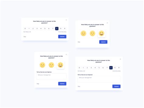 Feedback Designs Created By Ui Desgn Daily