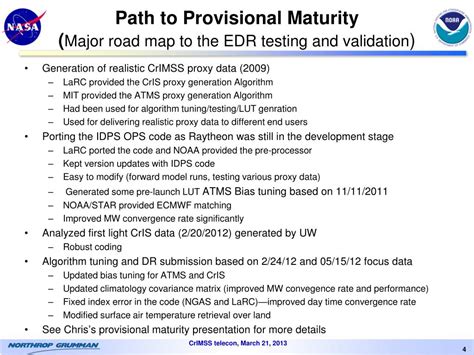 ppt crimss edr algorithm improvements beyond provisional maturity