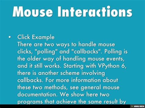 Keyboard And Mouse Events In Python Ppt