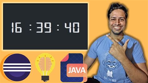 Beginners Digital Clock Mini Project Java Swing Modern Desktop Application Gui