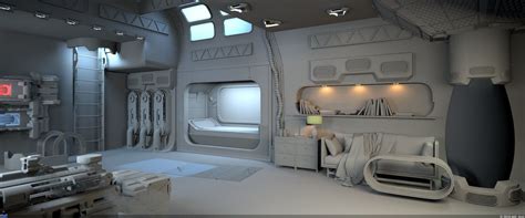 Alien Space Station Interior