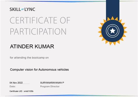 Atinder Kumar On Linkedin Skilllync Skilllync Ai Computervision Autonomousvehicles