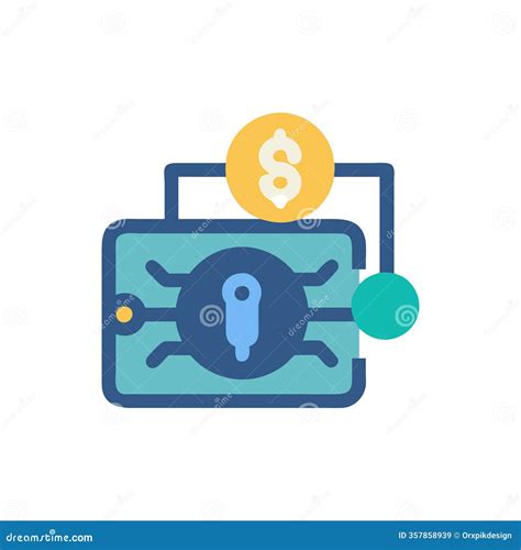 Security Token Icon The Second Factor Authentication Password Concept Isolated On White