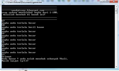 Membuat Game Sederhana Dev C
