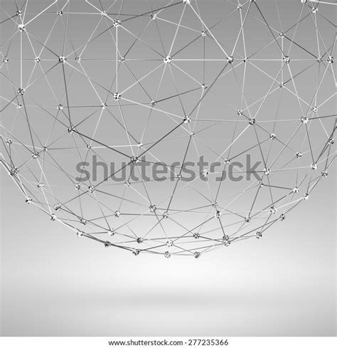 Wireframe Polygonal Element Abstract Background Diamonds Stock Vector Royalty Free 277235366