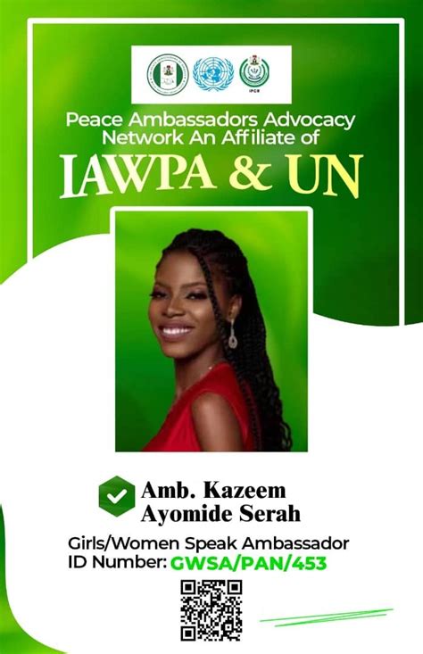 Ayomide Kazeem On Linkedin Empoweryouthrise Girlsempowerment Womenambassador Empoweredwomen