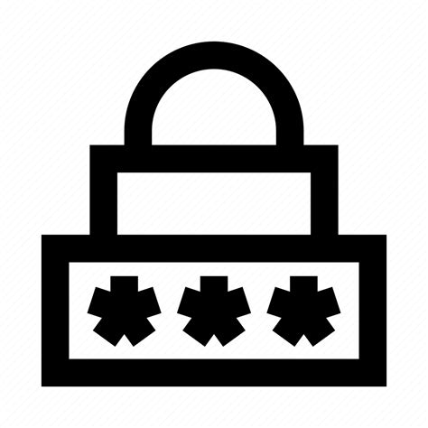 Password Authentication Security Login Credential Access Protection Icon Download On