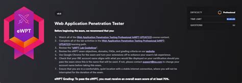 Certificación Ewpt Certifícate En Pentesting Web Álvaro Chirou