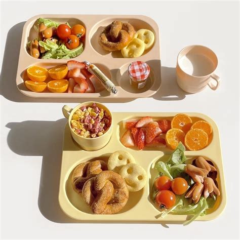 4구 어린이식판 가정용 유치원 어린이집 다이어트 어른 헬로마켓